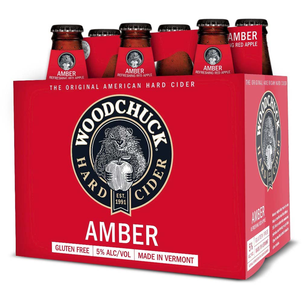 Woodchuck Amber Hard Cider (6 Pack, 12 Oz, Bottled) | Norfolk Wine ...