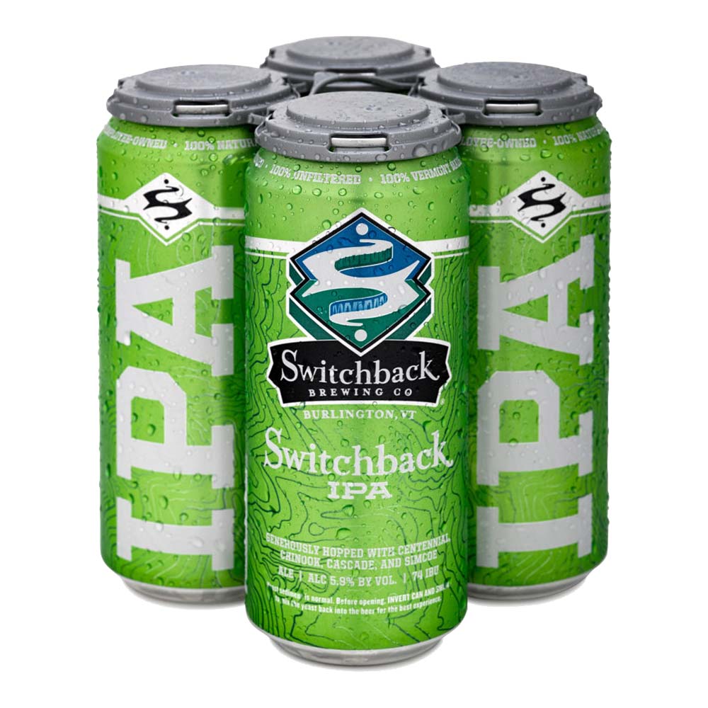 Switchback IPA (4 Pack, 16 Oz, Canned) | Norfolk Wine & Spirits