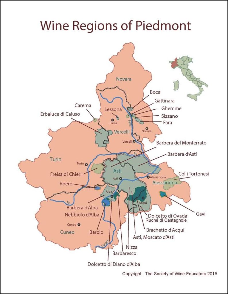 Piemonte, The Most Prestigious Wine Region In Italy? | Norfolk Wine ...