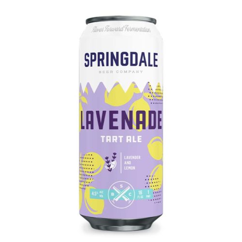 Springdale Beer Company Lavenade Tart Ale (4 Pack, 16 Oz, Canned ...