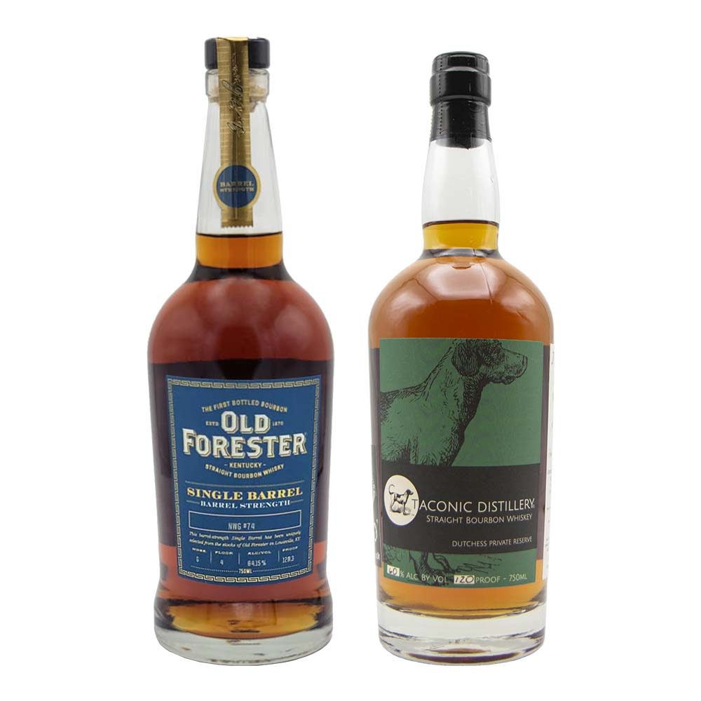 Bundle: Old Forester Single Barrel Barrel Proof (NWG #74) + Taconic ...