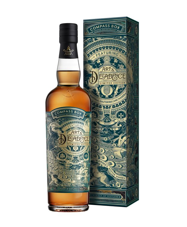 Compass Box Art & Decadence Limited Edition Blended Malt Scotch Whisky ...